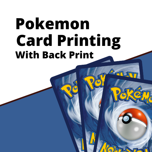 Custom Made Card Printing (With back print) | Pokemon Trading Cards ...