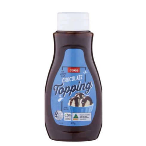 Coles Chocolate Topping 615g | Shopee Singapore