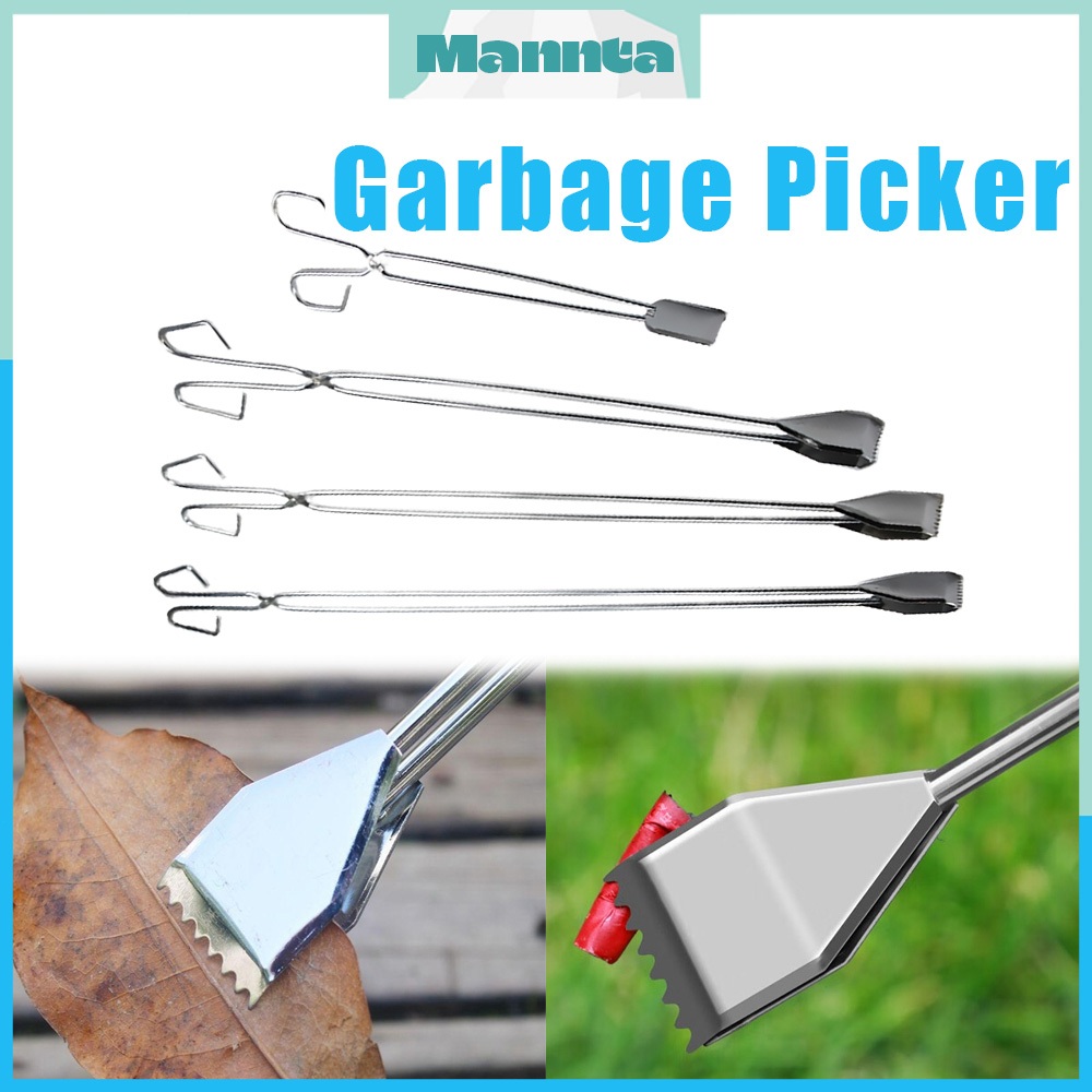 32/58/68/78cm Durable Full Metal Garbage Picker Trash Picker Garbage ...