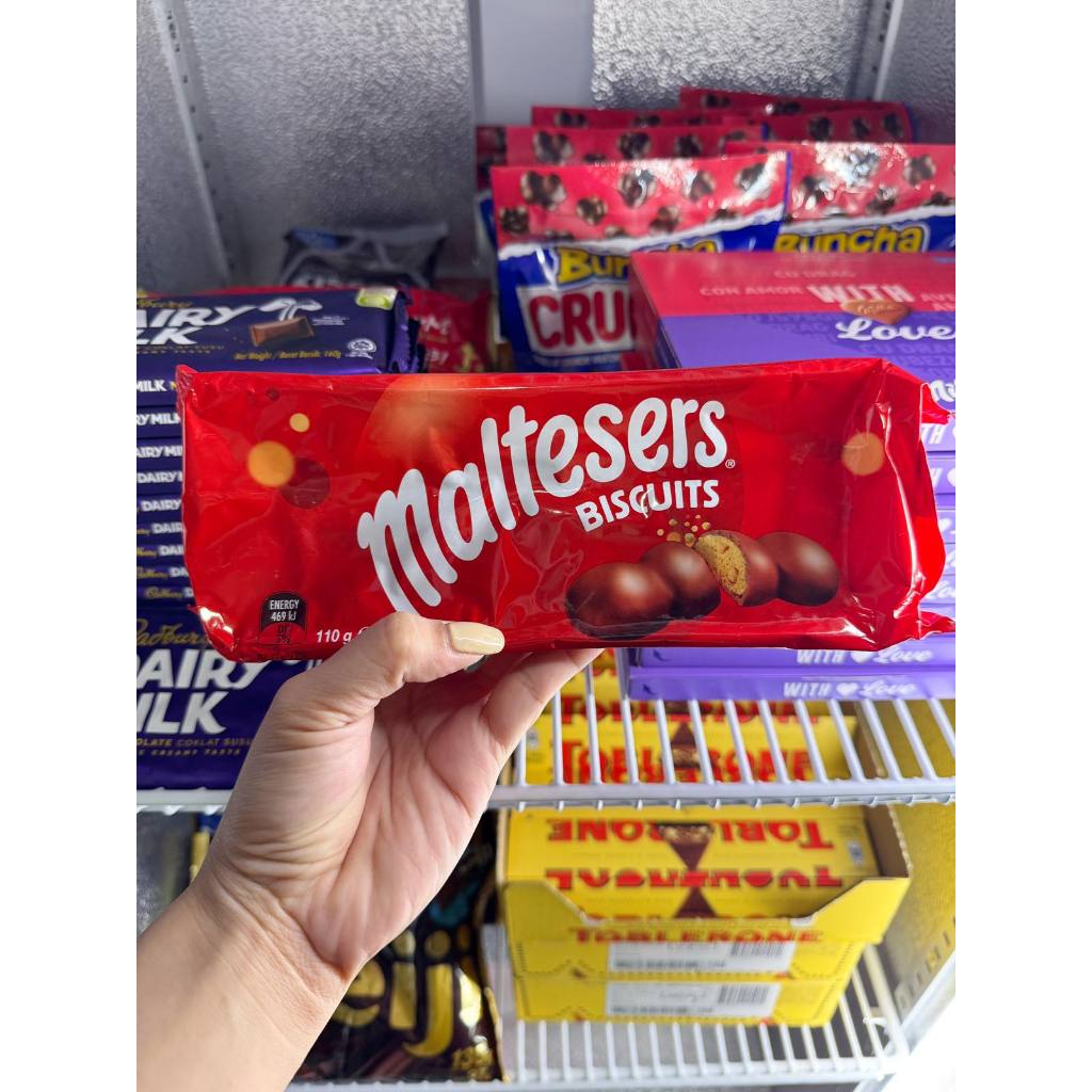 Maltesers Biscuits biscuits coated in smooth milk chocolate and a malt ...