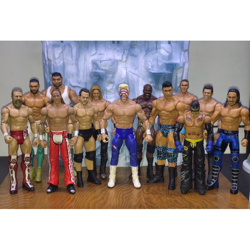 WWE Basic Elite Mattel Batch 6 - Sting, Umaga, Rob Van Dam, Kevin Owens ...