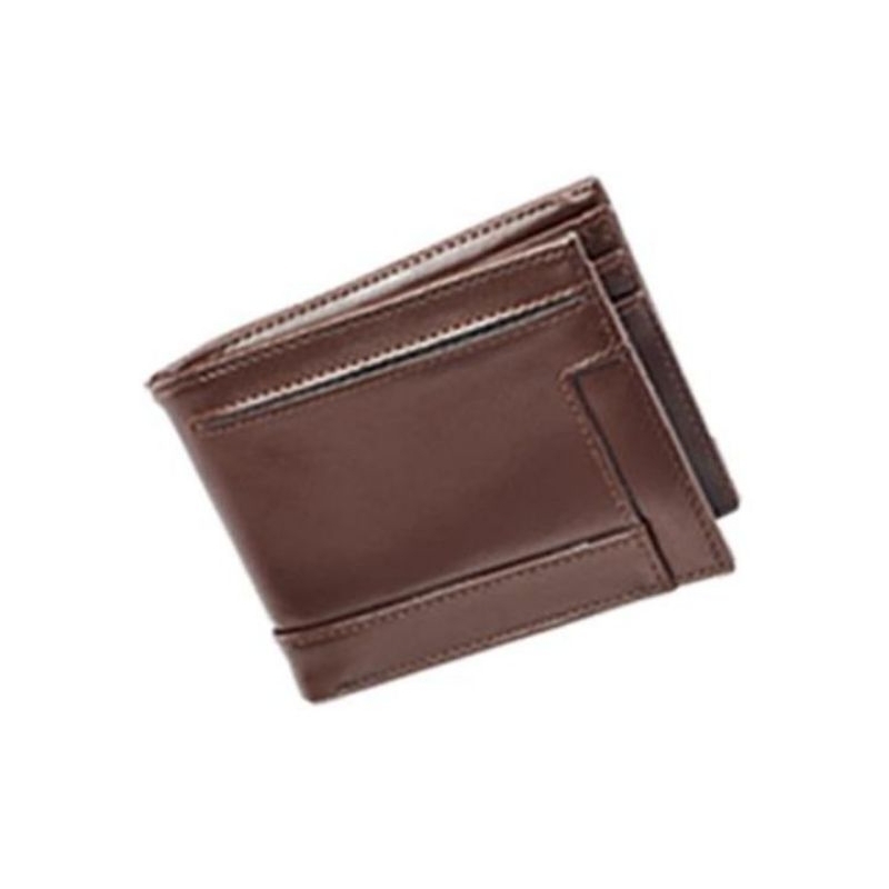 Natasha Cavalo Men's Bi-fold Wallet With Cut And Sew, Size: 4 1/2" X 3 ...