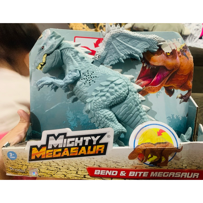 Mighty Megasaur Dragon - Bend & Bite (Dented box Only) | Shopee Singapore