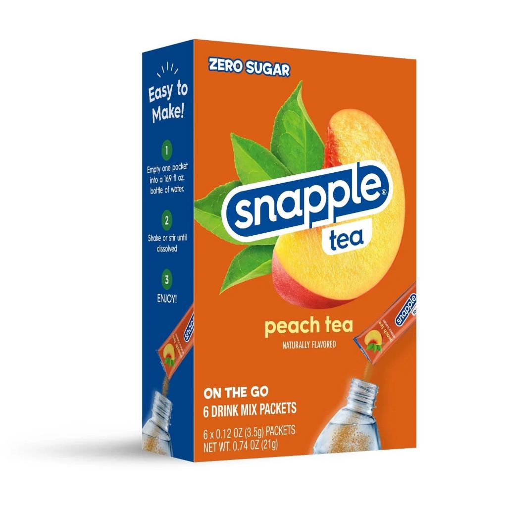 Snapple Zero Sugar Powdered Drink Mix (6 packets) | Shopee Singapore