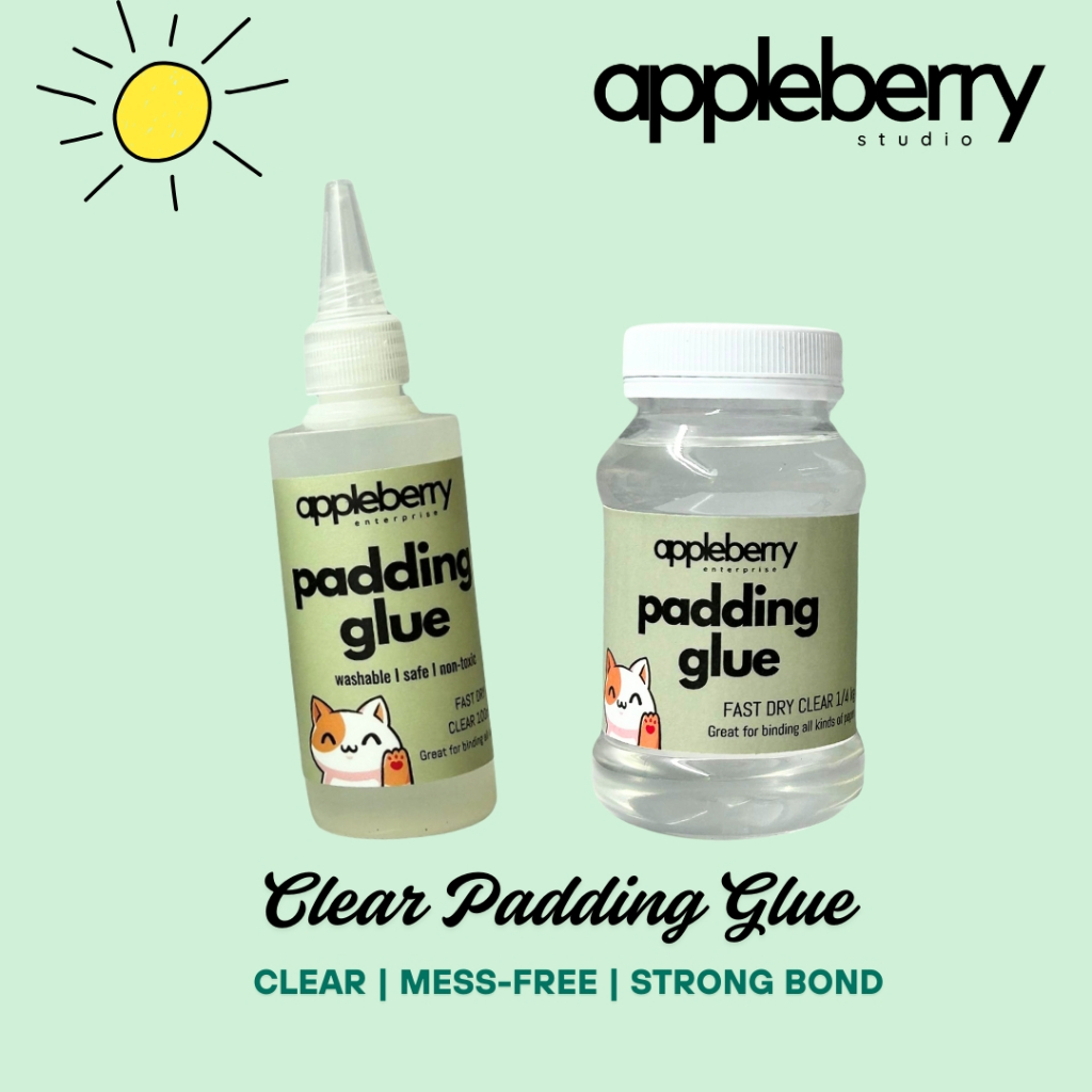 CLEAR Mess Free Padding Glue ( for DIY Notepad ) | Shopee Singapore