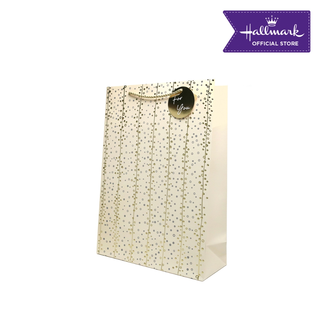 Hallmark Gift Bag Anyday (Embossed Pattern in Beige) Small, Medium ...