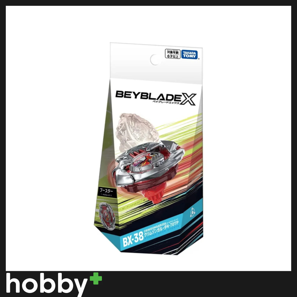 Beyblade X BX-38 Booster Crimson Garuda (With Ban Kee Sticker) | Shopee ...