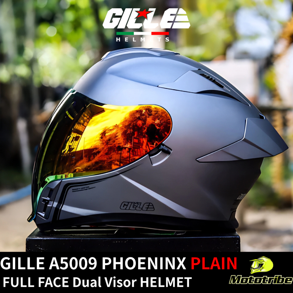GILLE PHOENINX Modular Helmet Full Face Dual Visor Helmet For Woman And ...