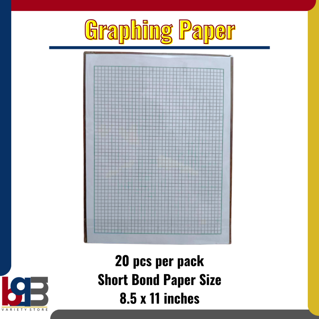 Graphing Paper 20 sheets per pack (Sold per pack) | Shopee Singapore