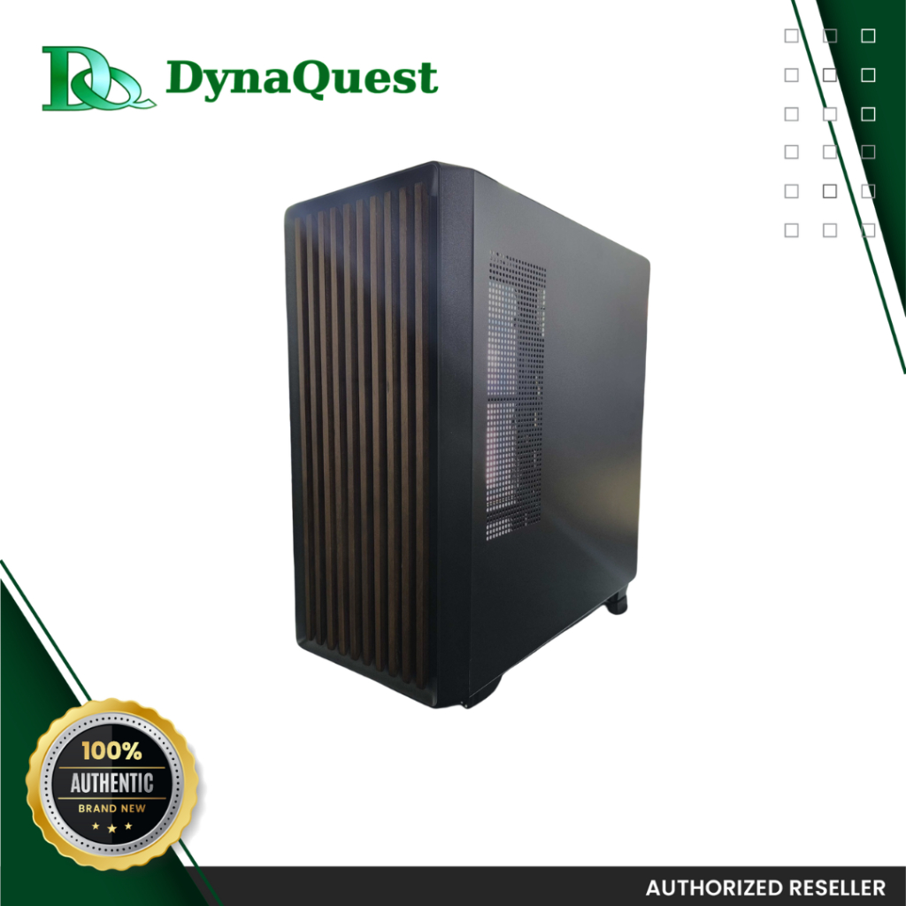 WJ Coolman Artisan | Solid Wood Front Panel | Tempered Glass Side Panel | ATX Mid-Tower PC Case ...