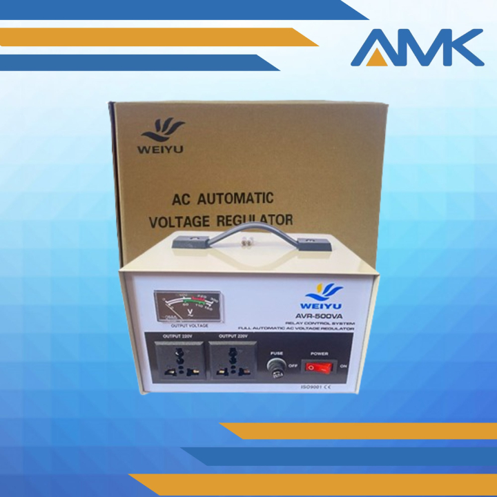 WEIYU AC Automatic Voltage Regulator AVR 500V Watts | Shopee Singapore
