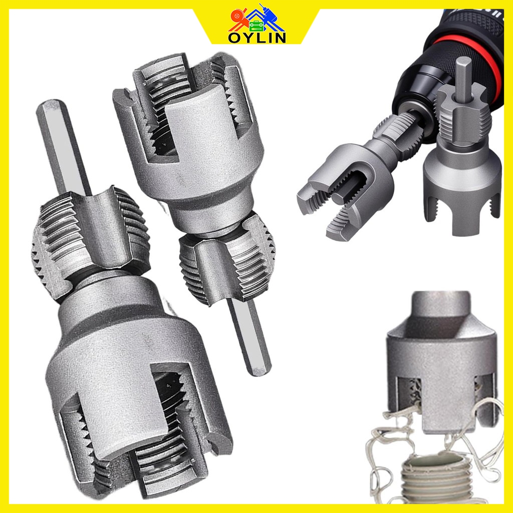 Integrated Internal & External Pipe Dual Head Threading Tool for 1/2 ...