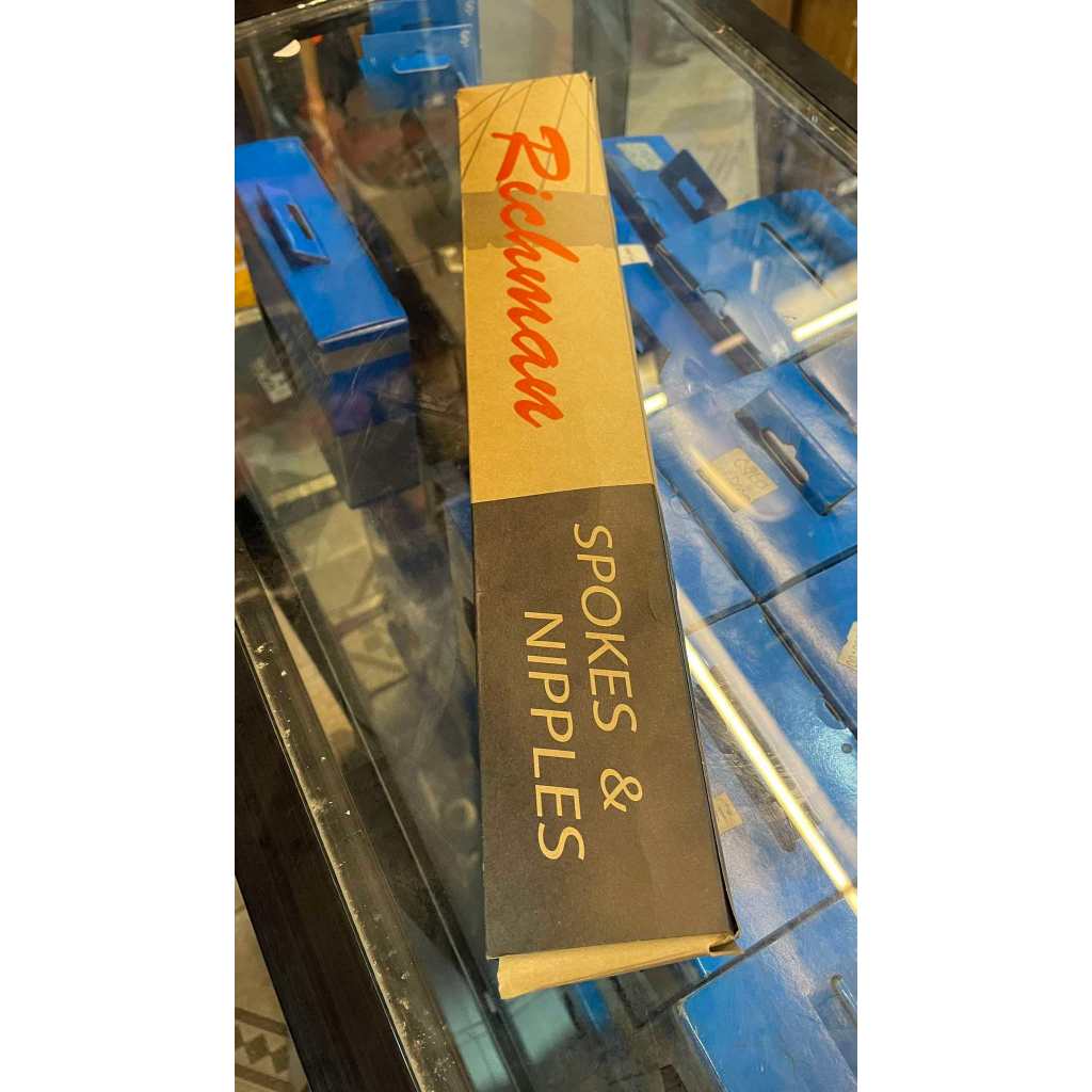 Bike Smart | RICHMAN DOUBLE BUTTED SPOKES AND NIPPLES (ALL BLACK ...