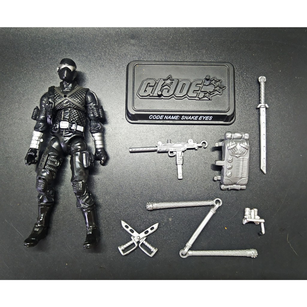 G.I.Joe SNAKE EYES v34 (GIJoe 25th Anniversary) | Shopee Singapore