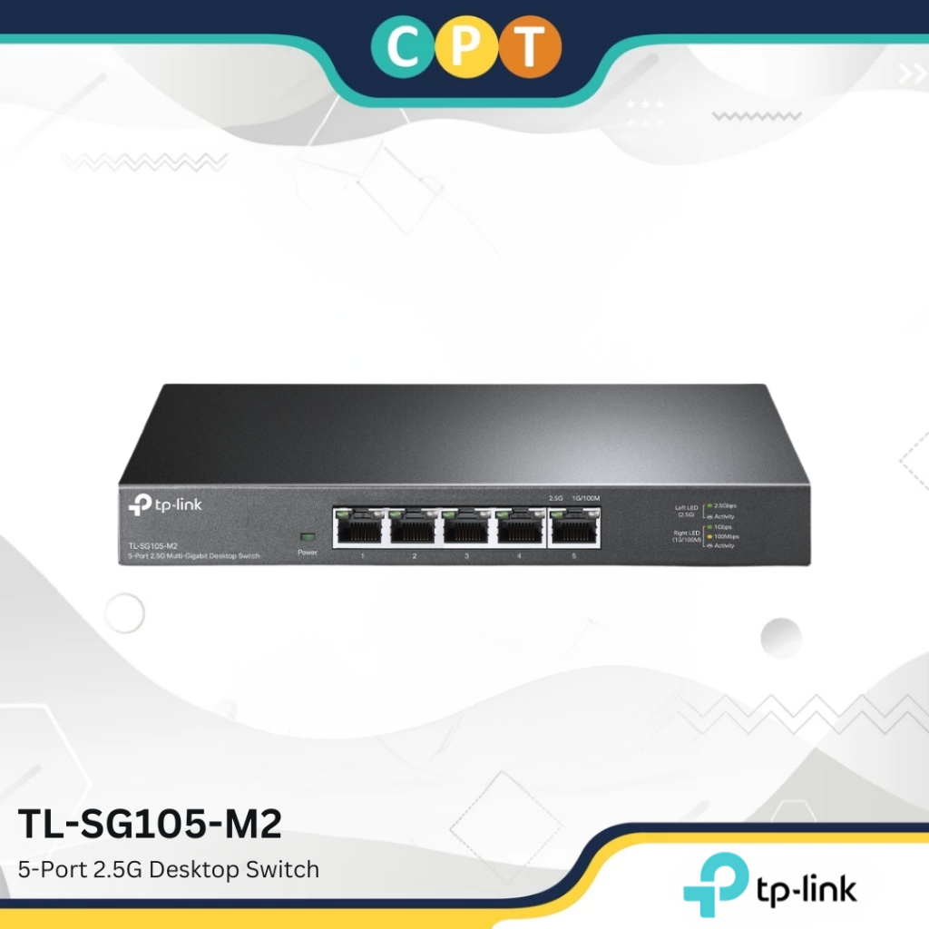 TP-Link TL-SG105-M2 5-Port 2.5G Desktop Switch | Shopee Singapore