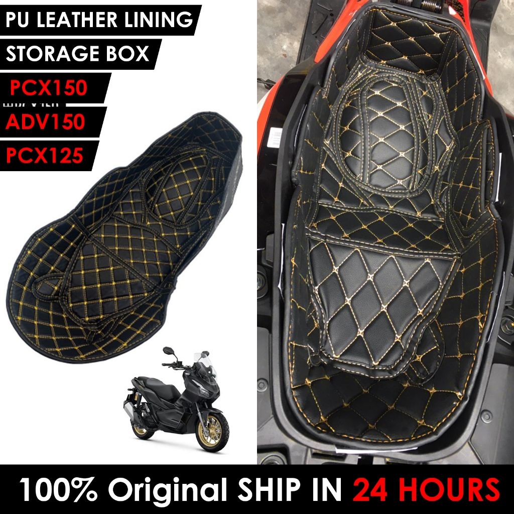HONDA PCX 160/ADV 160 PREMIUM UBOX Seat COMPARTMENT Cover Leather Cover ...