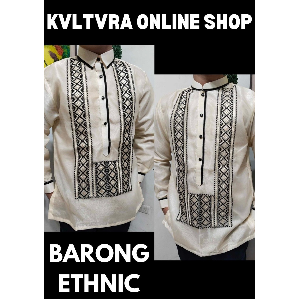 BARONG TAGALOG ETHNIC DESIGN | Shopee Singapore