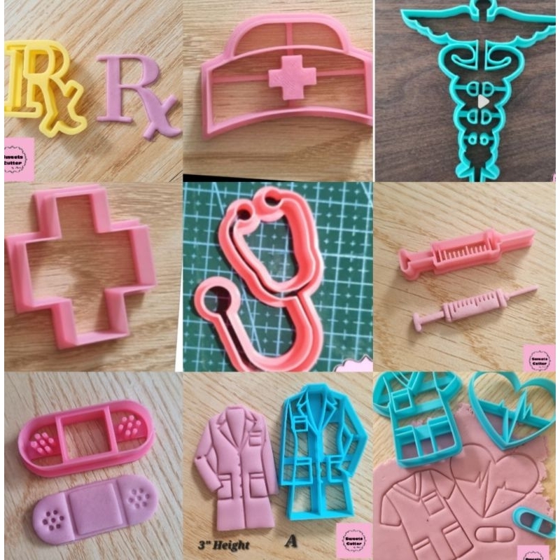 Medical Doctor Scrub Medical Syringe Fondant Cutter | Shopee Singapore