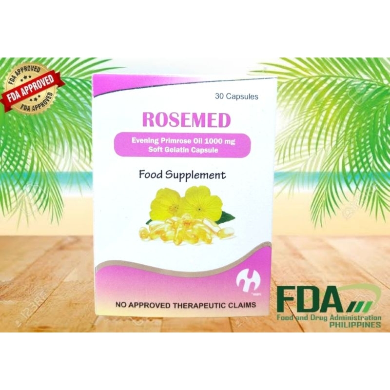 ROSEMED evening primrose oil 1000mg 30 Capsules | Shopee Singapore