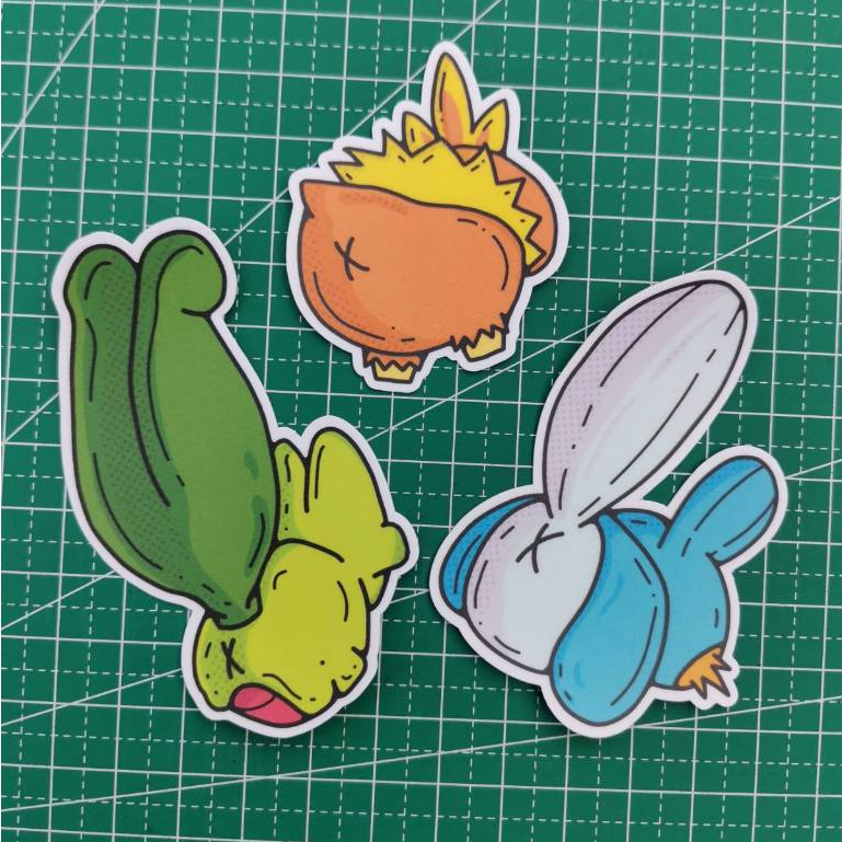 Pokémon - PokéButts (Ver. 2) - 3rd Generation Starters - Treecko ...