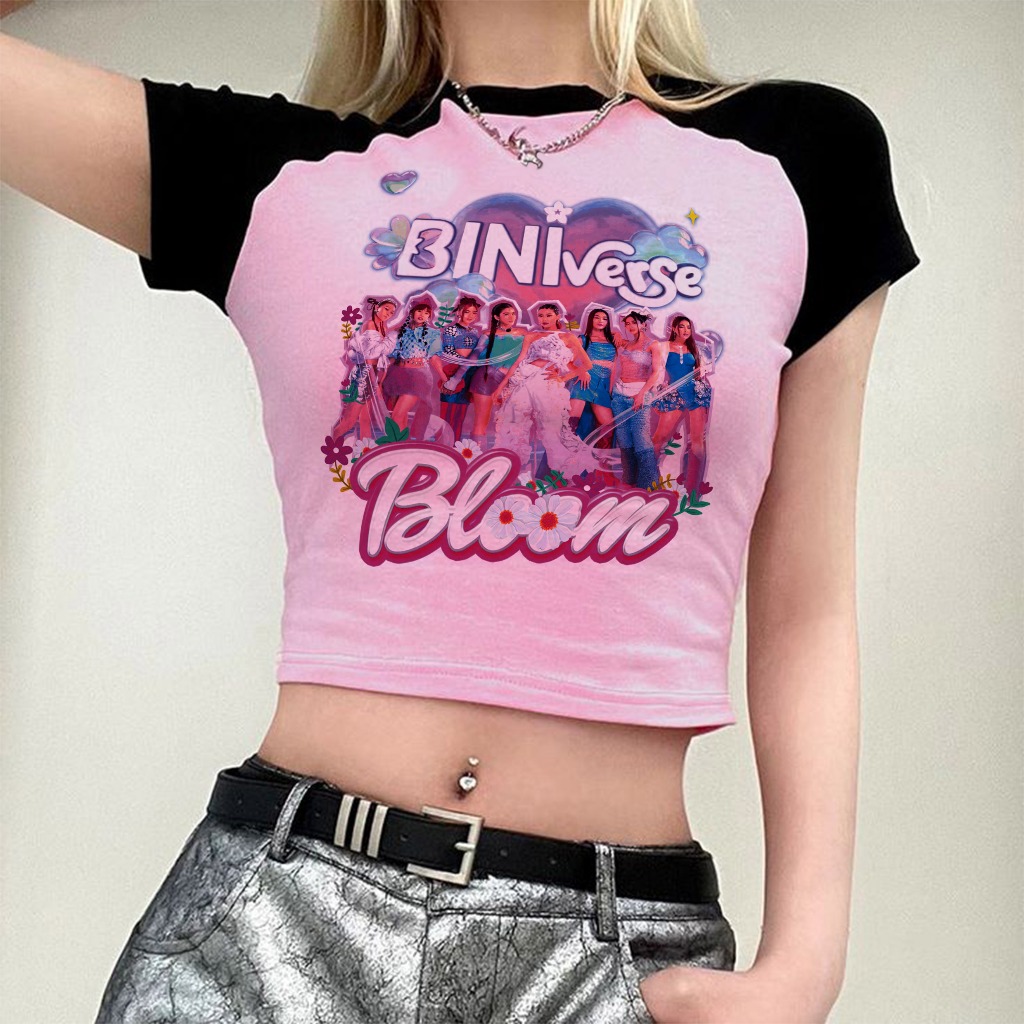 BINI BINIverse World Tour Concert 2025 Croptop And T-shirt | Shopee ...
