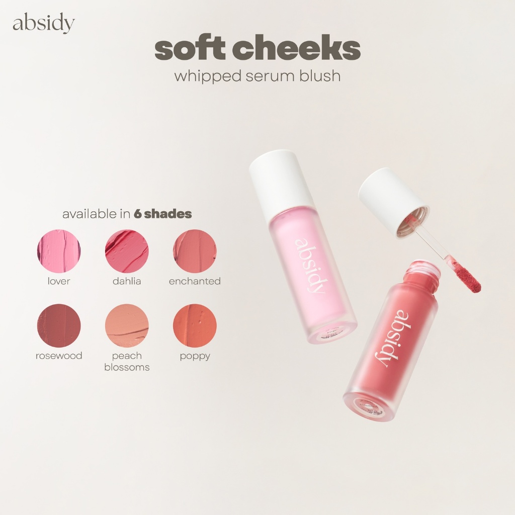 Absidy Soft Cheeks Whipped Serum Blush | Shopee Singapore