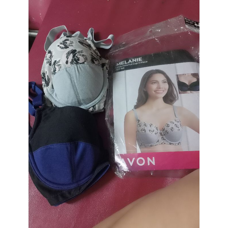 Avon Melanie Underwire Full Cup 2 piece bra set 34a | Shopee Singapore