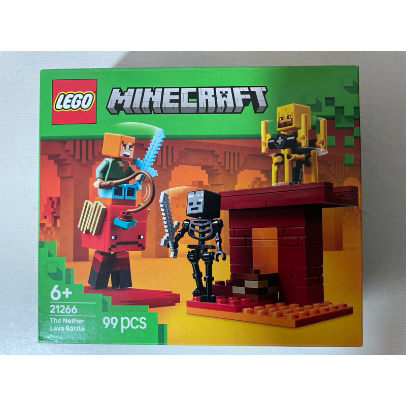 Lego MineCraft The Nether Lava Battle 21266 | Shopee Singapore