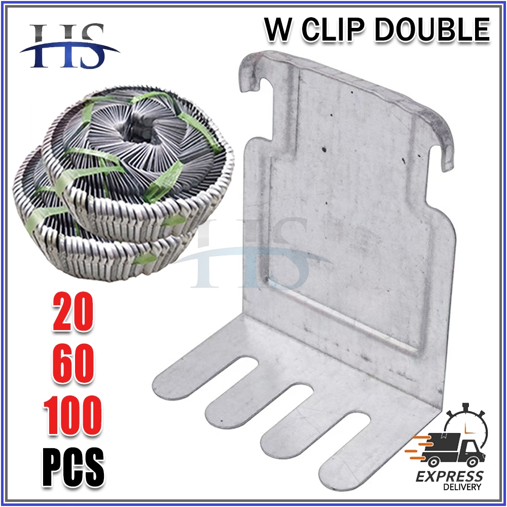 W clip Double furring clip wclip Metal furring wall clip for Ceiling ...