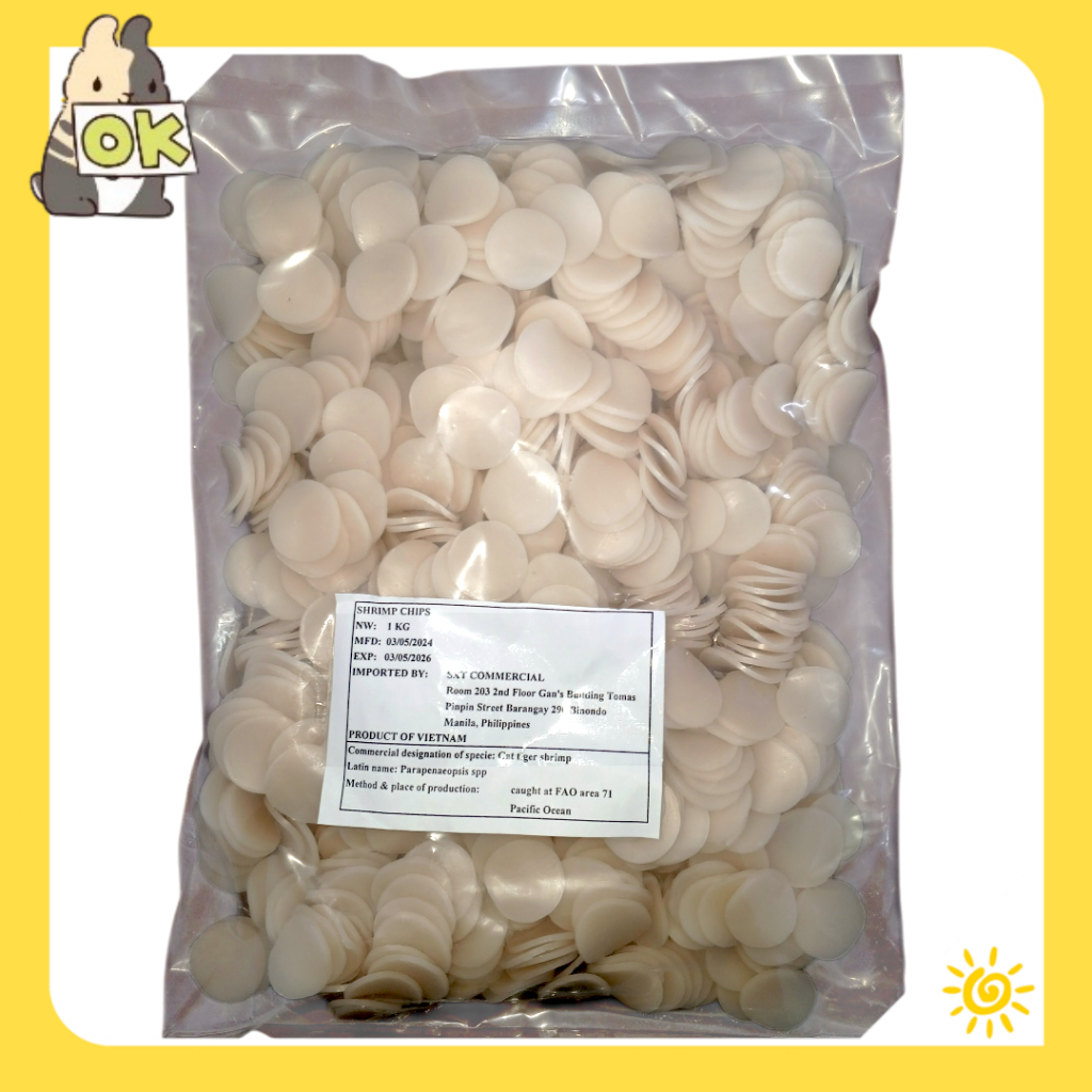 Prawn chips/Kropeck/shrimp crackers/pulutan -1kg | Shopee Singapore