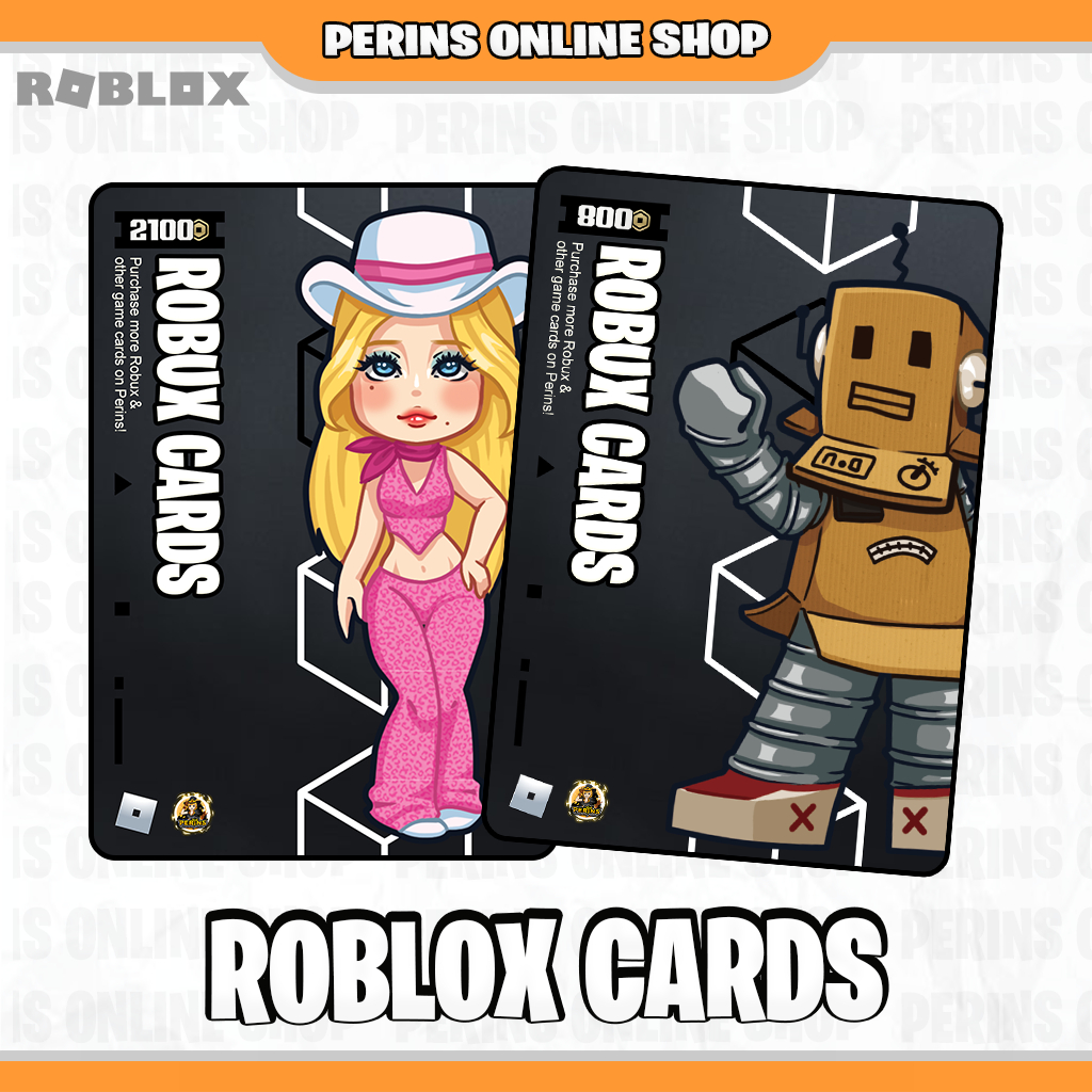 Robux Cards with Free Stickers! (Cash on Delivery) | Shopee Singapore