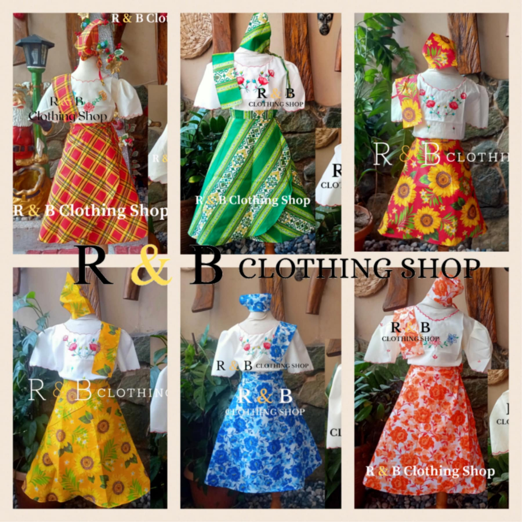 KIMONA AT SAYA FOR KIDS ️ BUWAN NG WIKA | PATADYONG TRADITIONAL ...