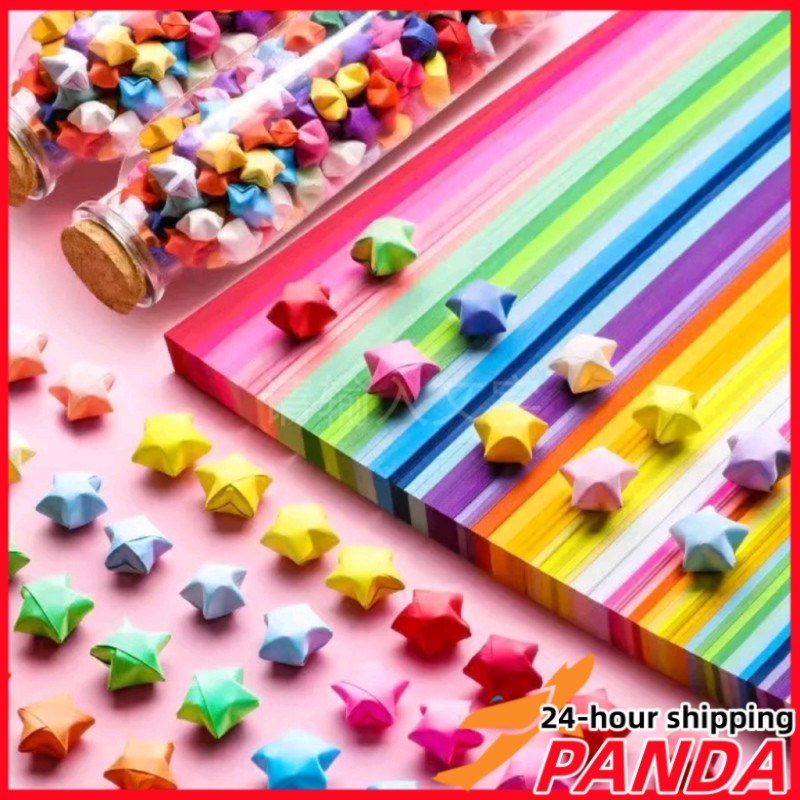 540/380 Sheets Star Folding Origami Paper Strips Stars Paper DIY Stars ...