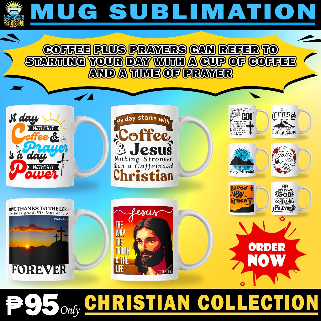 Christian Mug Collection - Faith - Religious Statement - Inspirational ...