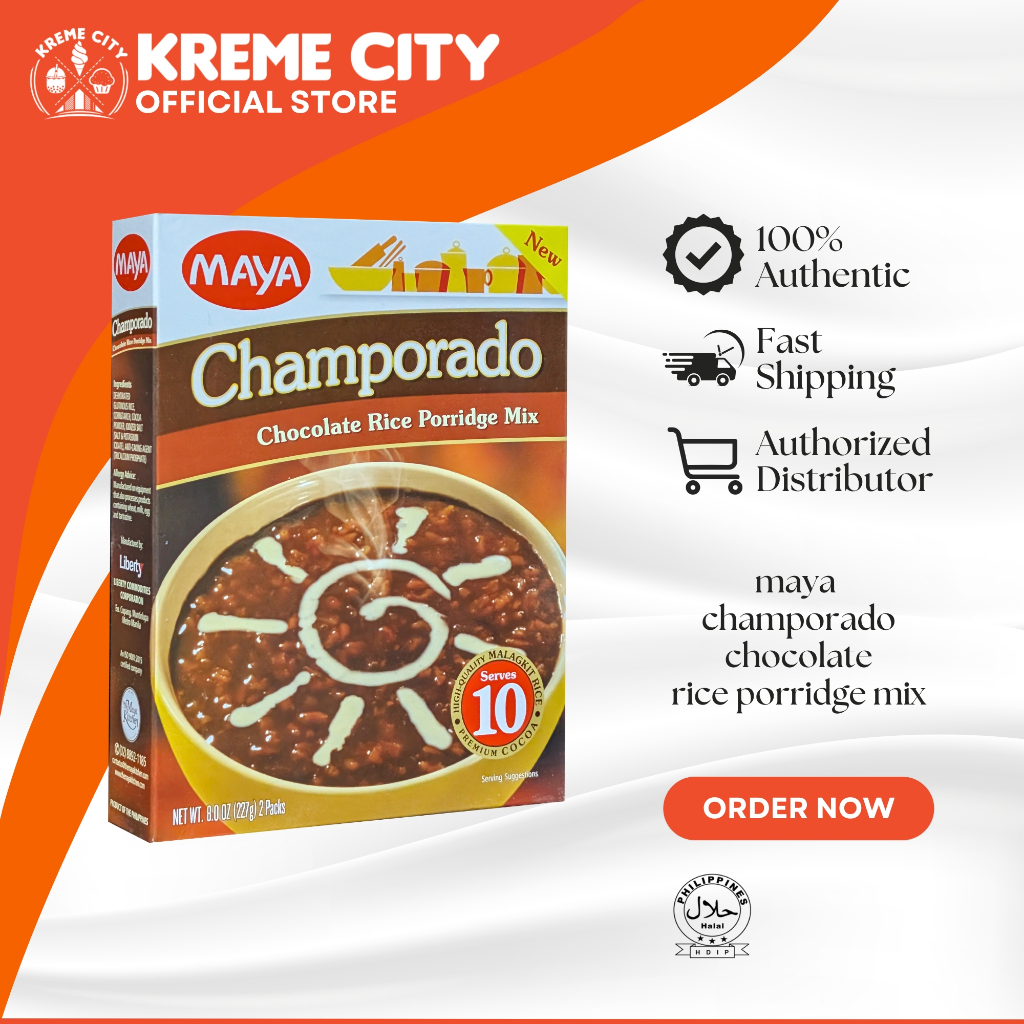 Maya Champorado Chocolate Rice Porridge Mix 227g | Shopee Singapore