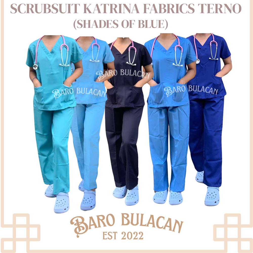 Baro Bulacan Quality Scrub suit Medical Uniform for Nurses Shades of ...