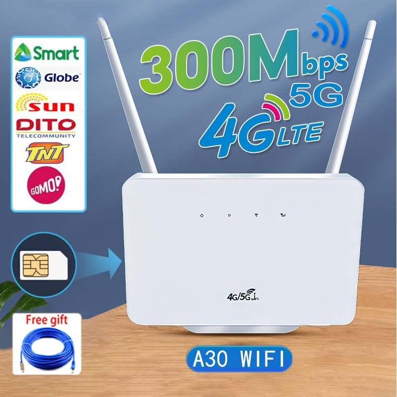 4G LTE Openline Modem Router 300Mbps WiFi for Globe GOMO Smart | Shopee ...