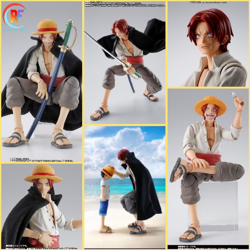 Bandai S.H.Figuarts One Piece Shanks and Monkey D. Luffy (Childhood) Action Figure | Shopee ...