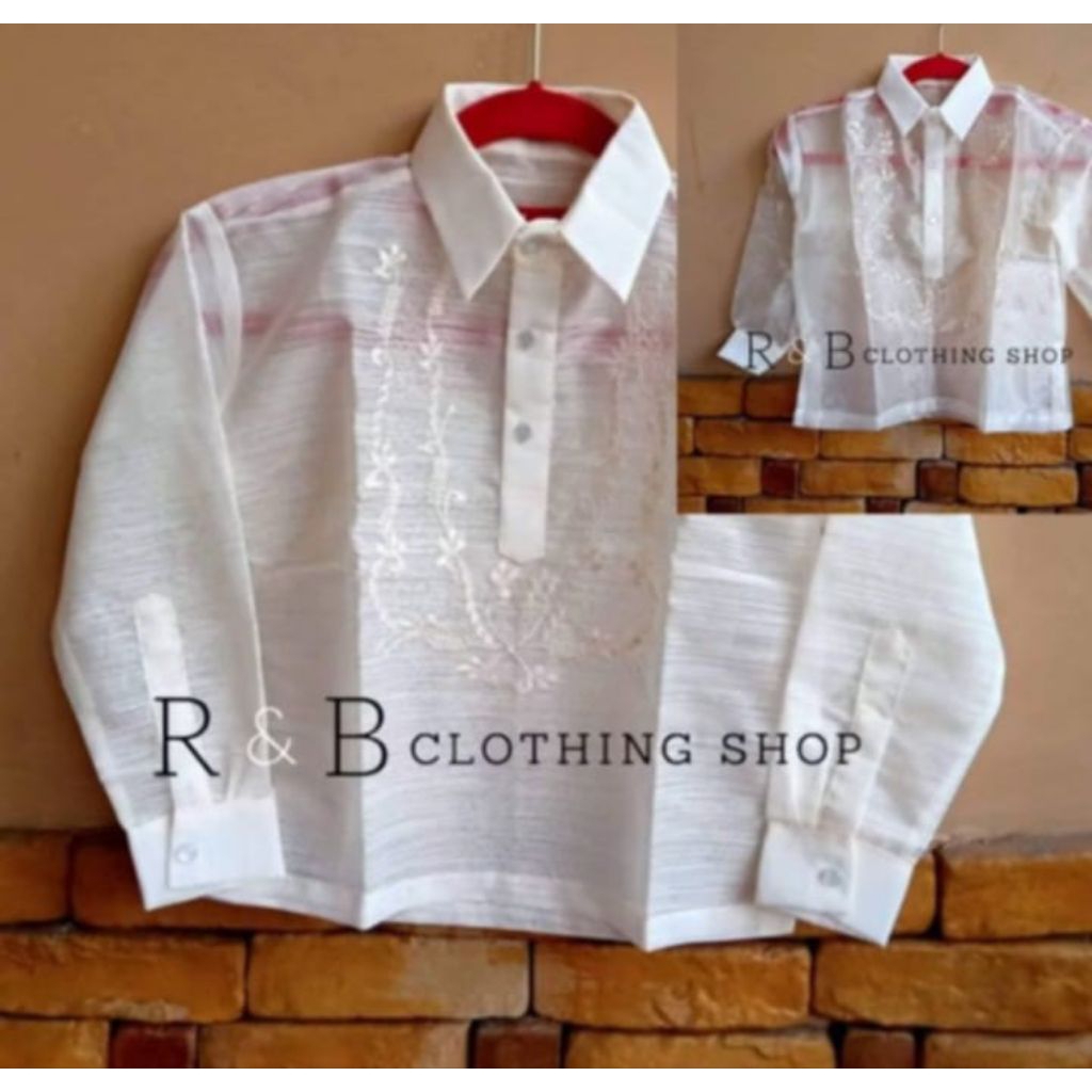 Buwan ng Wika | Pambata Barong in 2 Styles | Traditional Filipino ...