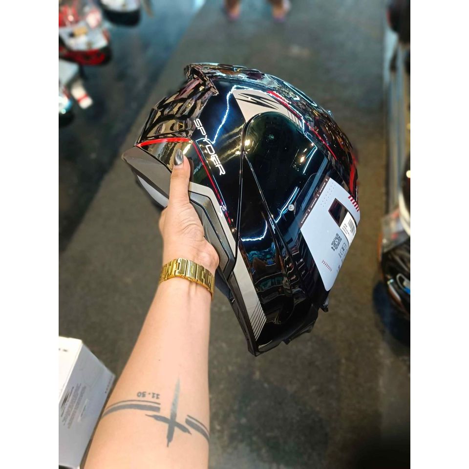 Spyder Arrow v2 Modular Dual Visor Helmet (FREE CLEAR VISOR) | Shopee ...