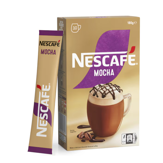 Nescafe Mocha Coffee Sachets 10 Pack (APR 2025) | Shopee Singapore