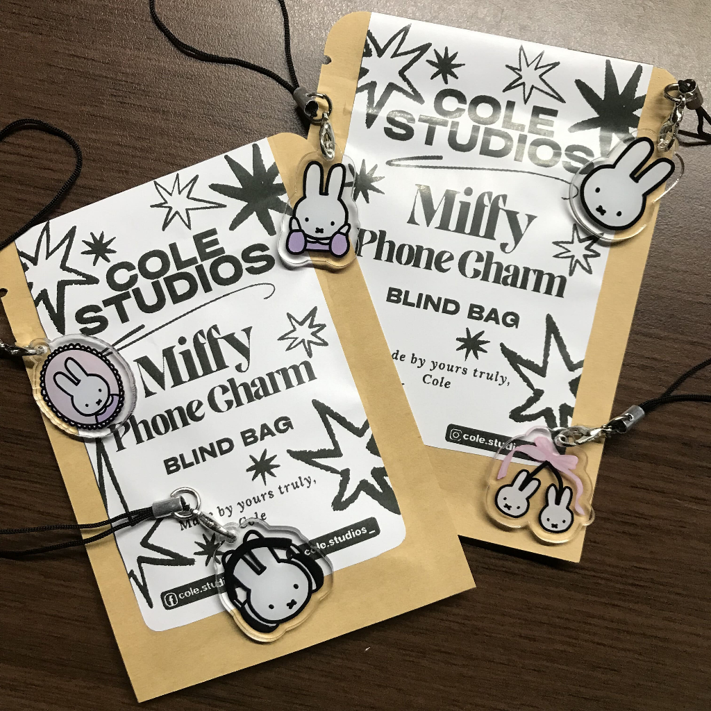 Miffy Phone Charm Keychain (BLIND BAG) | Shopee Singapore