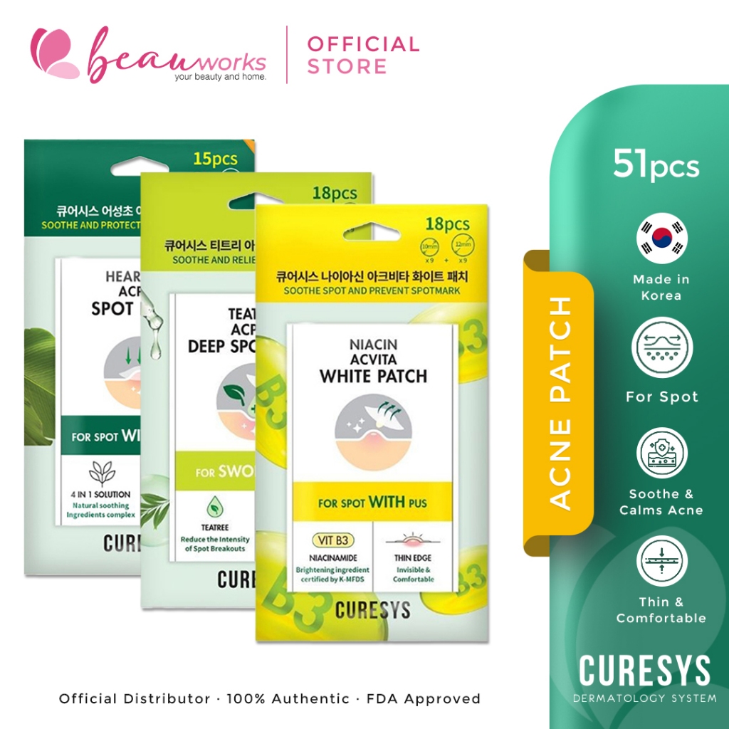 Curesys Pimple Patch (All Stages of Pimple) | Shopee Singapore