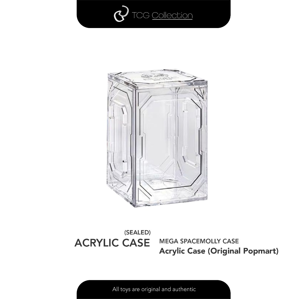 Mega SpaceMolly 100% Acrylic Case Popmart | Shopee Singapore