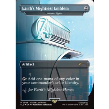Arcane Signet (Earth's Mightiest Emblem) - (Rainbow Foil) - Secret Lair ...