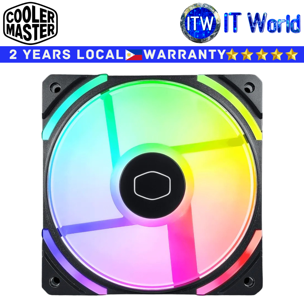 Itw | Cooler Master PC Fan MasterFan SF120M ARGB Ball Bearing Single ...