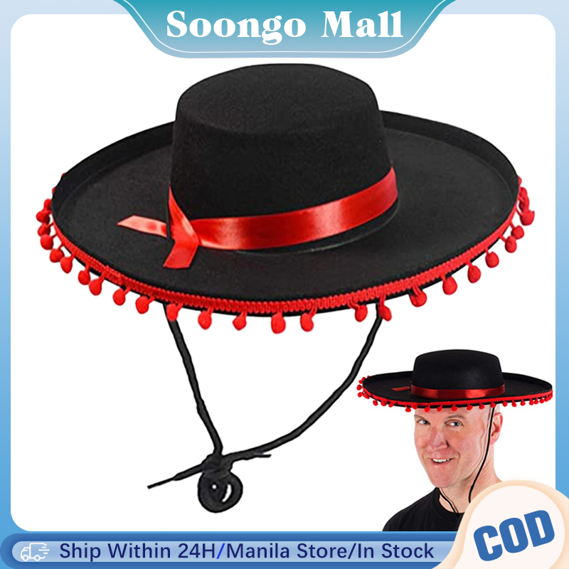 Mexican Sombrero Hats Spanish Wide Brimmed Hat Dancing Party ...
