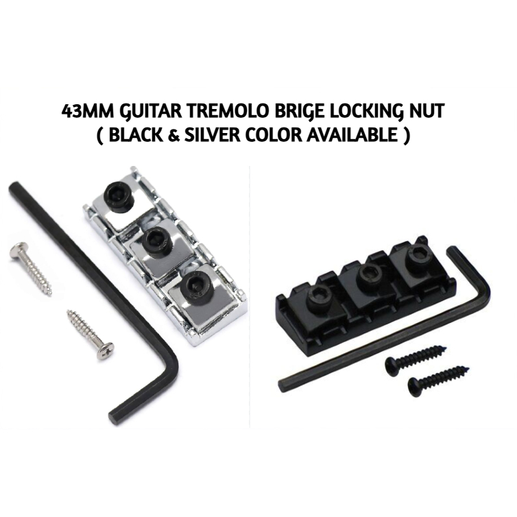New Guitar String Locking Nut Double Locking System String Lock Metal ...