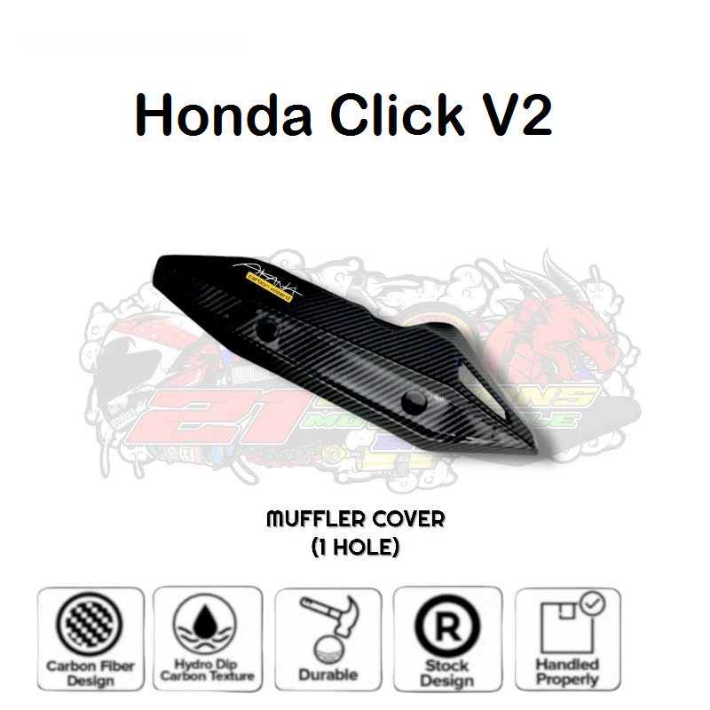 Honda Click V2 / V3 / V4 / 125 /150 HydroDip Carbon GlossyFinish ...