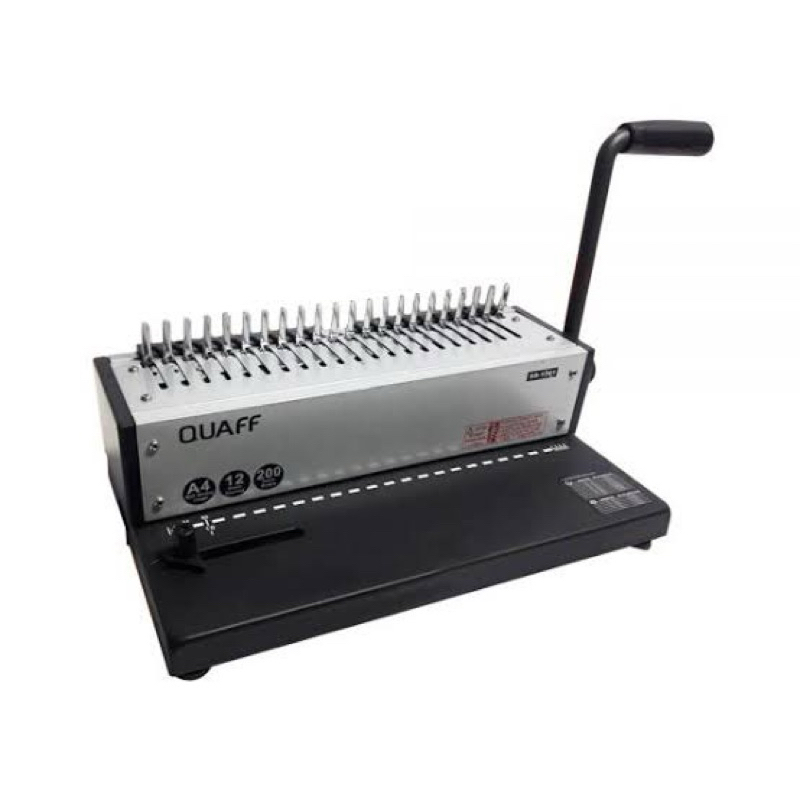 QUAFF Heavy Duty Ring/Comb Binding Machine (SD-1201) A4 Size | Shopee ...